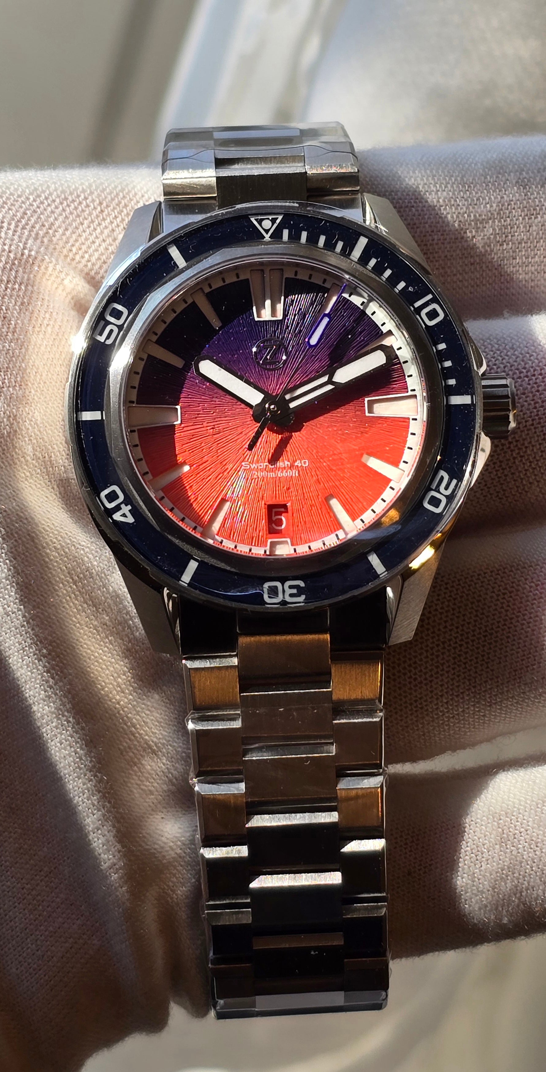 Zelos Swordfish 40mm "Dusk" Launch Special – Morry & Krichy